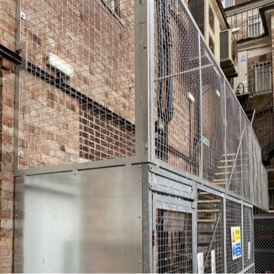 Galvanised Mesh Cage | Plymouth & Devon Metal Fabrications Ltd