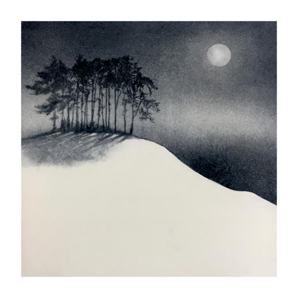 'Winter Moon' cards x 3 | Angela Brookes