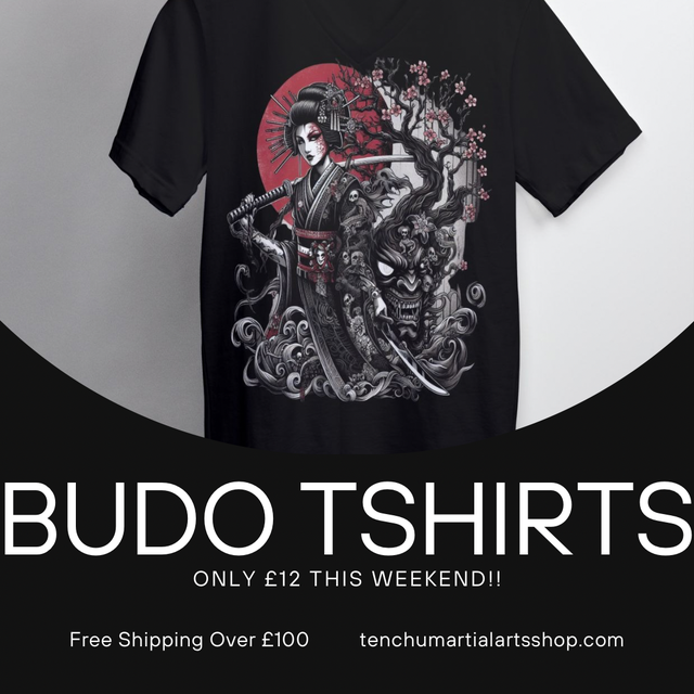 Budo Tshirts Weekend Offer | Tenchu Martial Arts Shop 天誅武道
