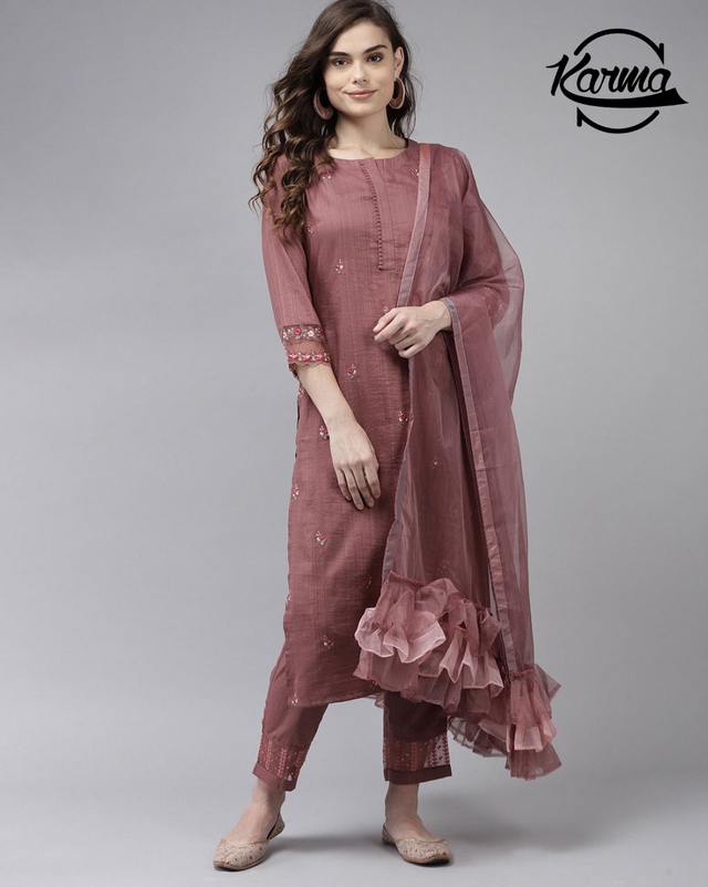 Embroidery Party Wear Dress