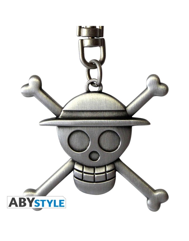 One Piece: Luffy Skull Keychain