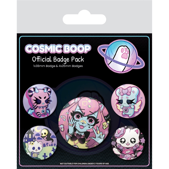Cosmic Boop Badge Pack