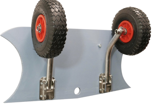 Easy fold boat launching wheels | mjsmarineshop.net