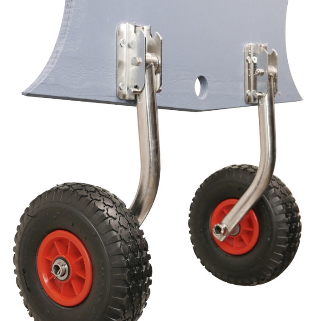 Easy fold boat launching wheels | mjsmarineshop.net