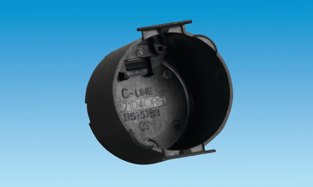 C Line circular back box | KAMPERKITNI