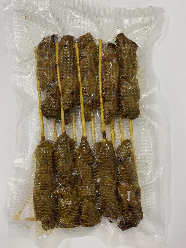 Frozen cooked beef satay 10 sticks | RD'S AUTHENTIC SATAY SPECIALIST SHOP