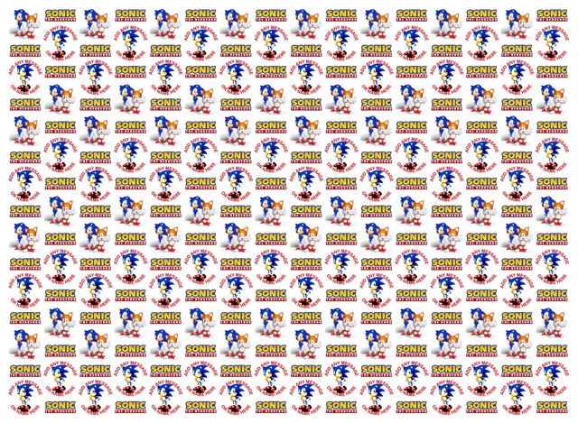 Sonic The Hedgehog Personalised Gift Wrap | K9 Vinyls And Prints