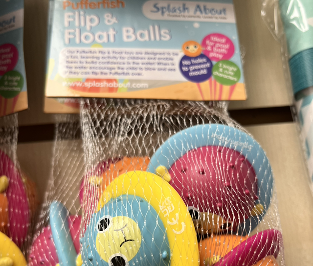 Flip and float toys