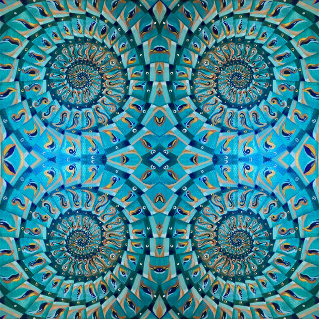 Spirals Glass Wall Art | Sarah Rawlins Artist