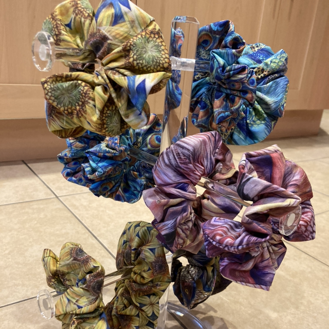 Scrunchies - assorted designs | Sarah Rawlins Artist