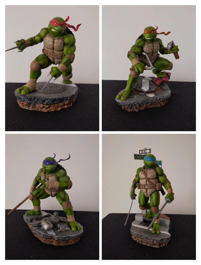 Leonardo, Raphaël, Donatello, Michelangelo Les tortues ninja