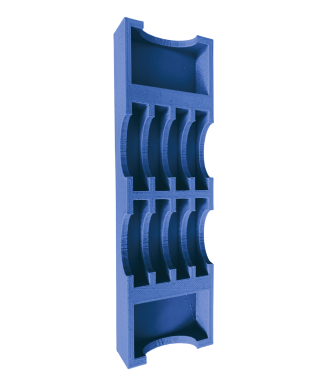 Dark blue ink dauber and sponge storage tray holder | Walkercraftyarts