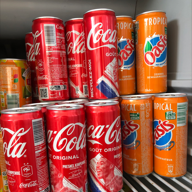 Canette (coca, coca zéro, Perrier, oasis tropical, ice tea) | Club ...