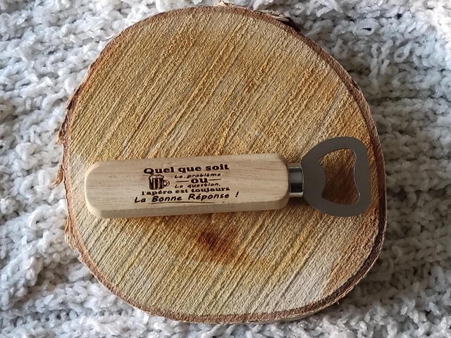 Décapsuleur à personnaliser