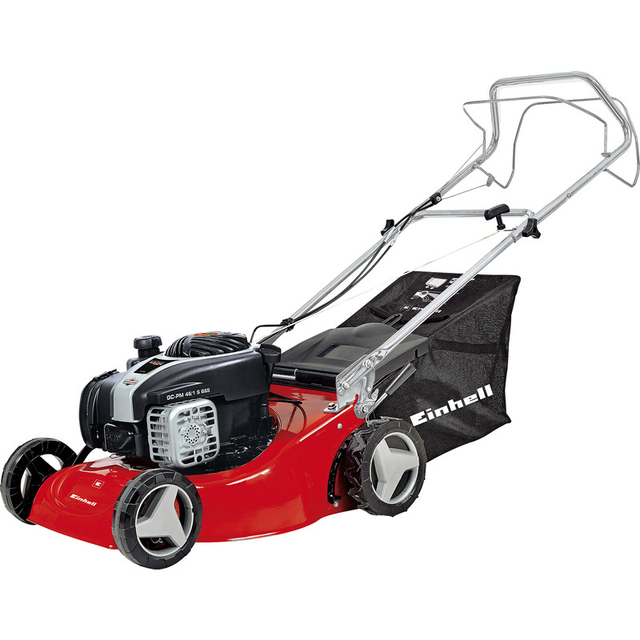 Einhell Classic 125cc 46cm Briggs & Stratton Self Propelled Petrol Lawn ...