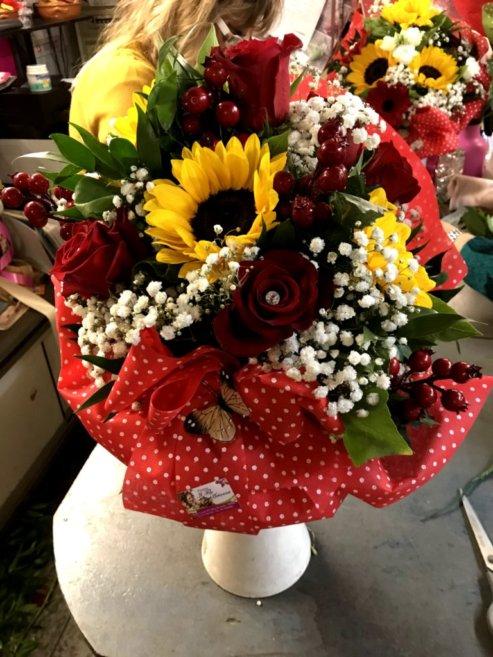 MAZZO BASSO ROSE&GIRASOLI