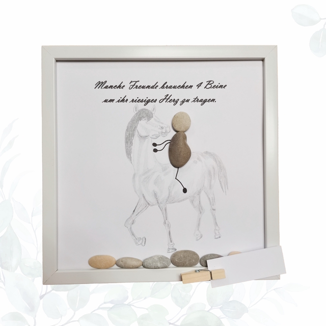 Steinbild Pferd | Natur.Stück