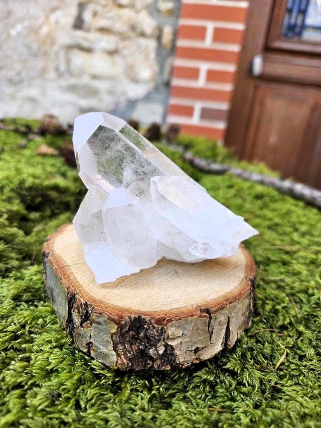 Cristal de roche petit amas