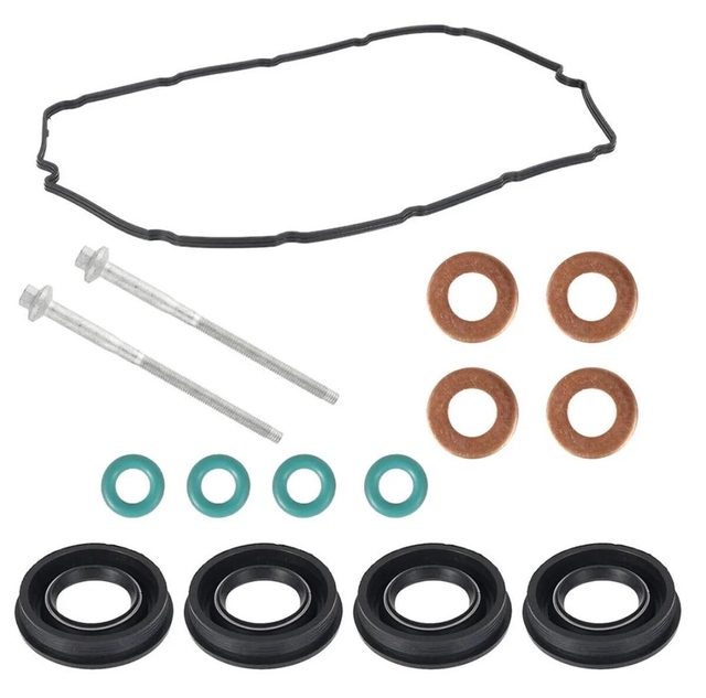 (New) Ford Transit MK7 2.2 2.4 Set Rocker Cover Gasket Injector Seal ...