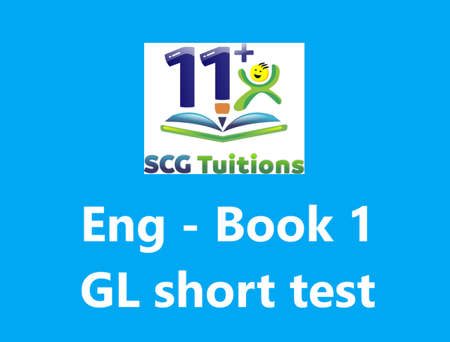 SCG - English - Book 1 - GL Series