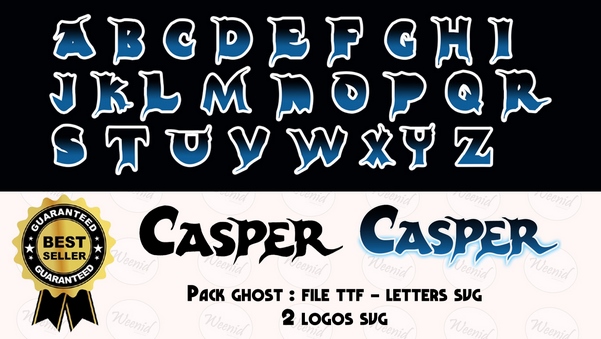 casper svg calligraphy, Alphabet, Font, Letters, Customize Gift, Cricut ...