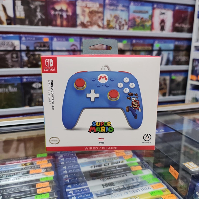 Control Nintendo Switch Super Mario Power A / Con Cable