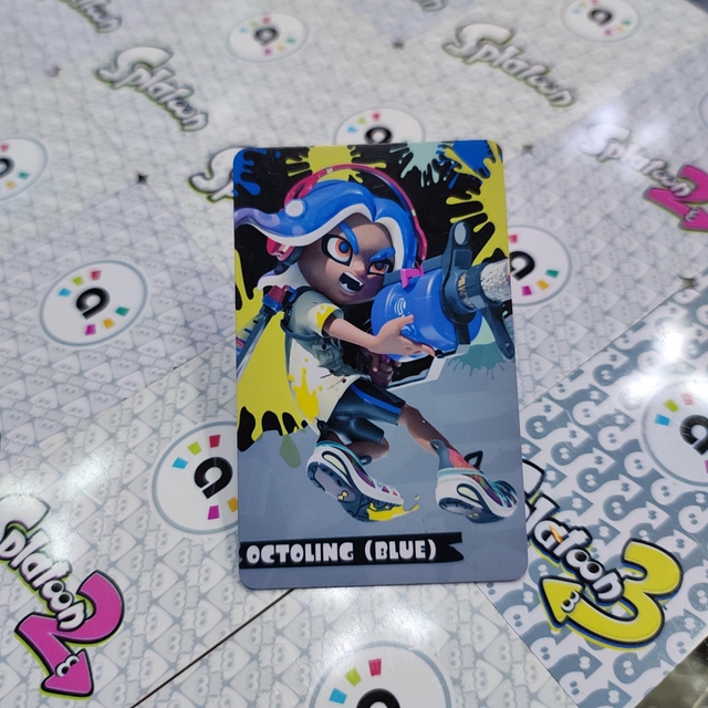 Tarjeta Amiibo Octoling Blue / Splatoon 3