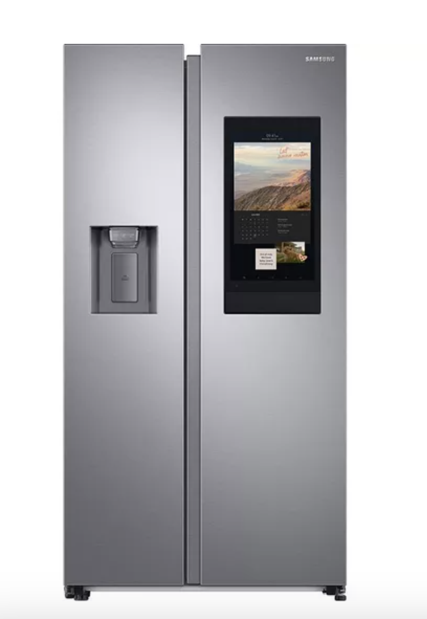 SAMSUNG Family Hub SpaceMax RS6HA8891SL/EU American-Style Smart Fridge ...