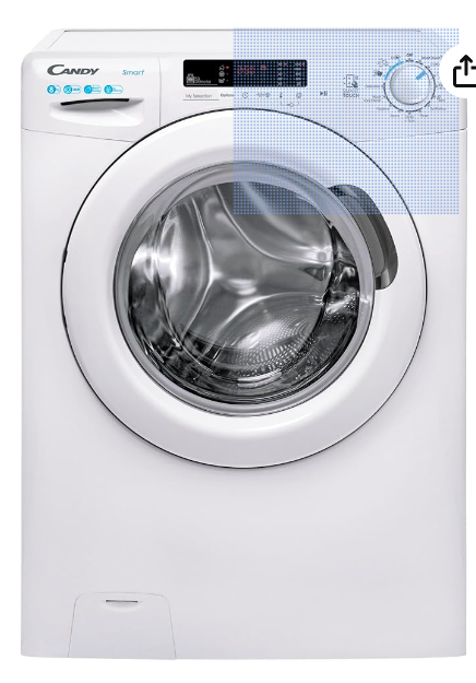 CS1482DW4/1-80 Candy 1400 Spin 8kg White Washing Machine | Chester ...