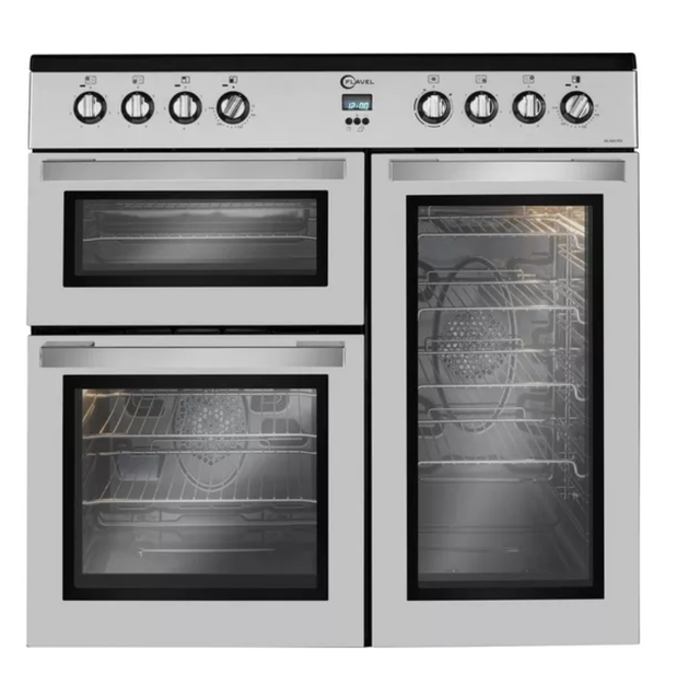 FLAVEL MLN9CRS 90 cm Electric Range Cooker - Silver