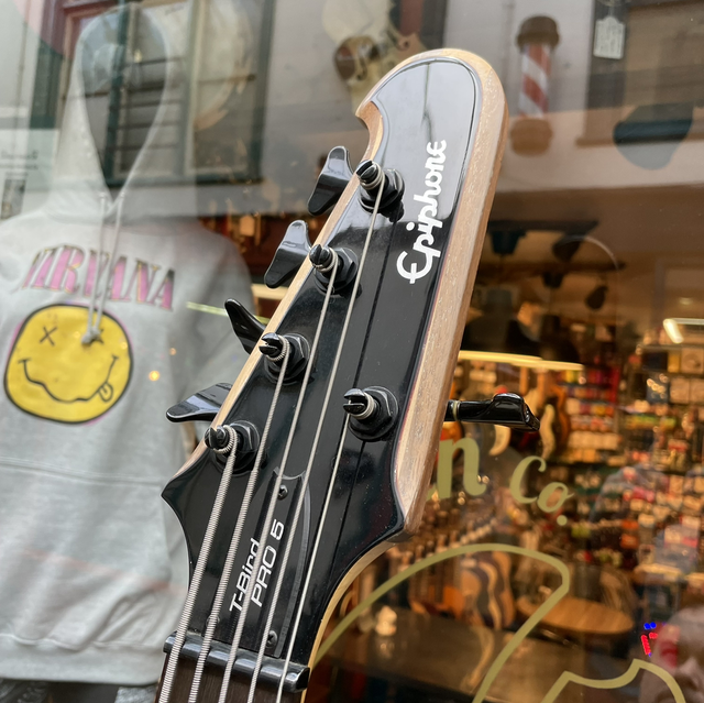 Epiphone T Bird Pro 5 5 String Bass Pre Owned Music And Bean Co