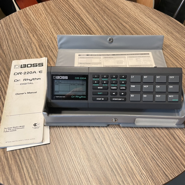 Boss DR-220 Drum Machine 1985 - Pre Owned | Music & Bean Co