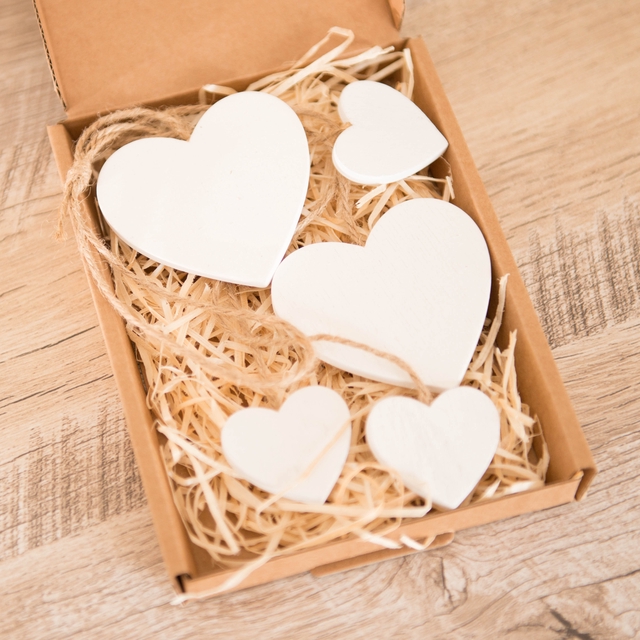 White Heart Cluster - Gift Box