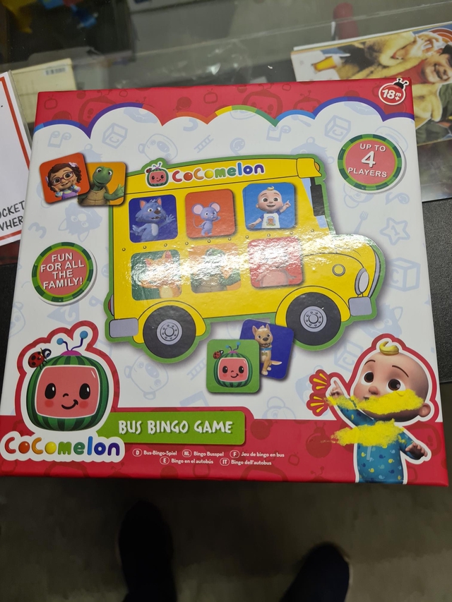 Cocomelon bus bingo game