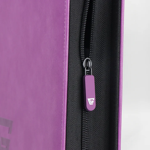 Gemloader Purppura Toploader Binder 3''X4'' (216 Taskua 3x3 Sivut)