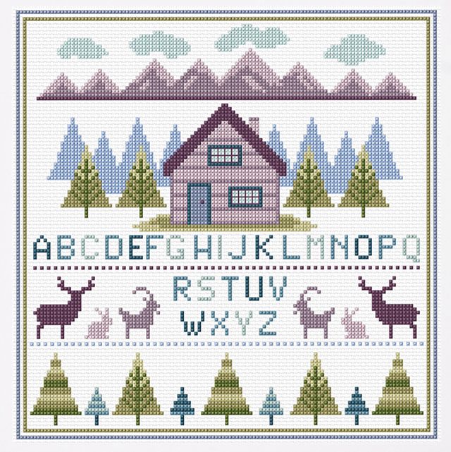 Anchor Linen Thread Assortment Box - Mountain Collection Embroidery Skeins