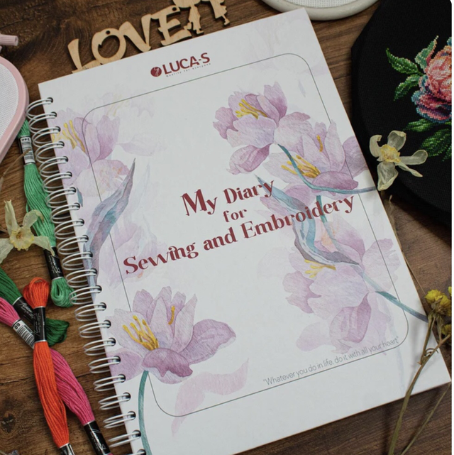 My Diary for Sewing and Embroidery - Luca-S Planner for Creative Projects