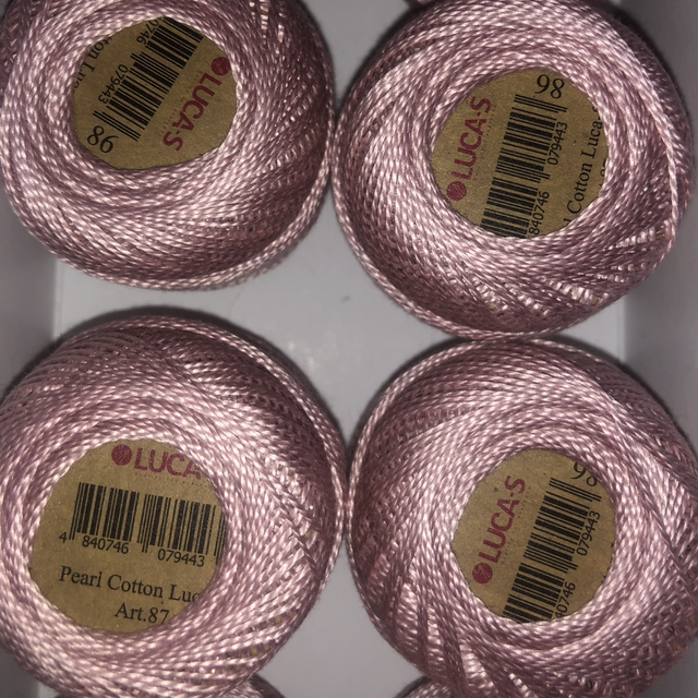 Pearl Embroidery Thread by Luca-S 100g balls | CXCCraftyThreads