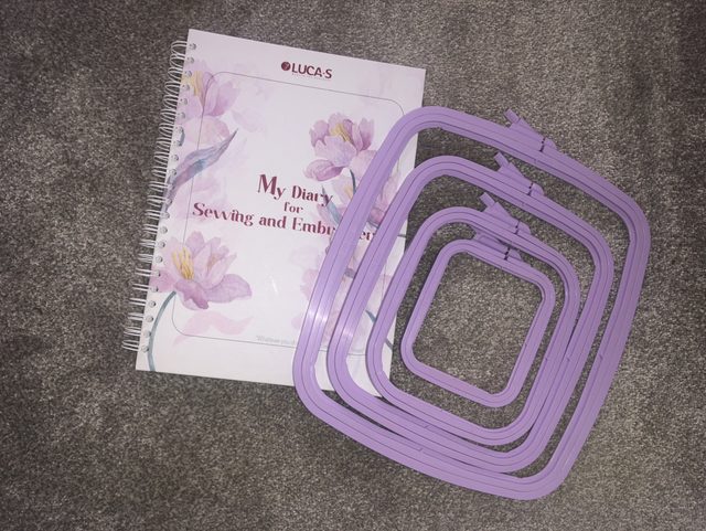 Embroidery Planner & Nurge Hoops Set: Perfect Tools for Stitching ...