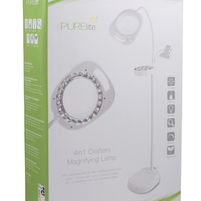 PURElite Magnifying Lamp: Craft: 4-in-1: LED | CXCCraftyThreads