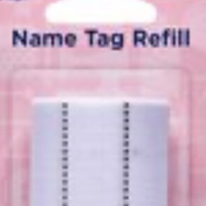 Name Tag Refill - 36 Tags | CXCCraftyThreads