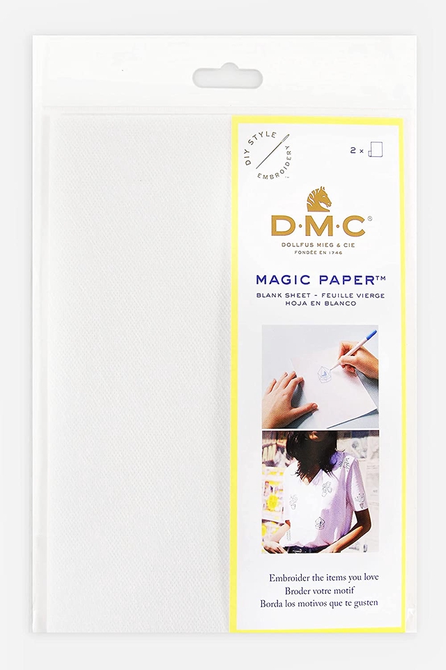 DMC Blank Magic Paper Sheets - Set of 2 A5 for Cross stitch or embroidery