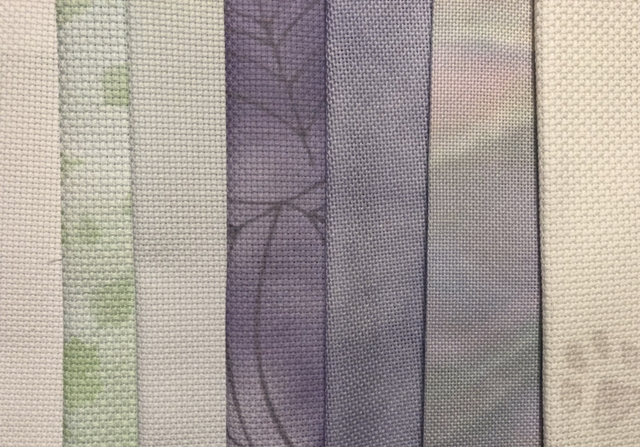 A mixed bundle of assorted Aida and evenweave fabric | UK emrboidery ...