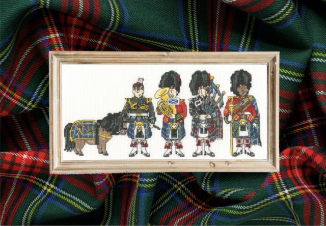 Bothy Threads Flower of Scotland Cross Stitch Kit - 28x13cm Perfect ...