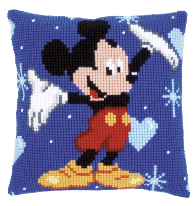 Cross Stitch Kit: Cushion: Disney: Mickey Mouse | CXCCraftyThreads