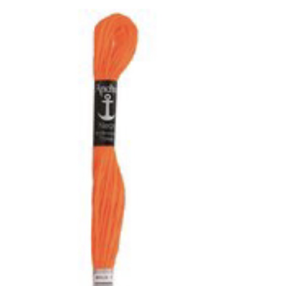 Vibrant Anchor Neon Embroidery Threads - Neon Green, Purple, Yellow ...