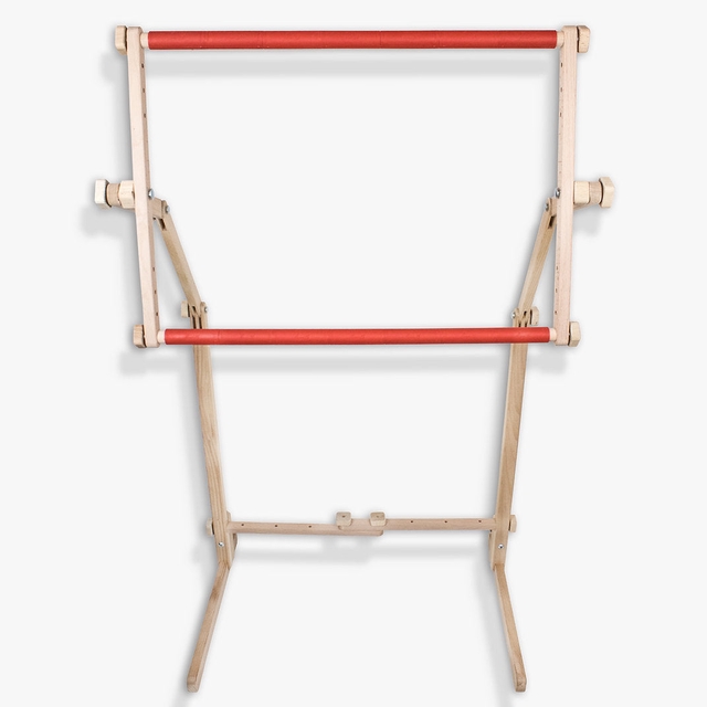 Floor-Standing Wooden Embroidery Stand - Universal Embroidery Frame