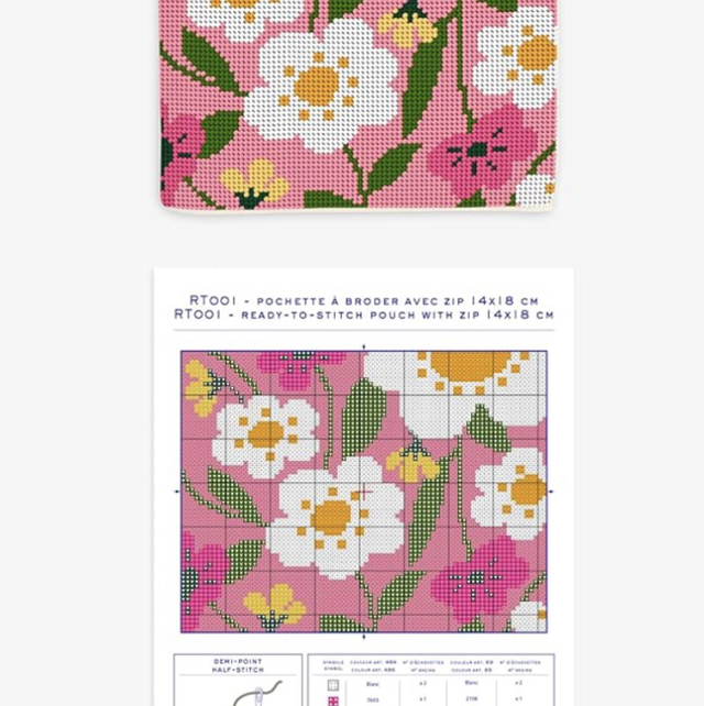 DMC Small Stitchable Pouch Bag | CXCCraftyThreads