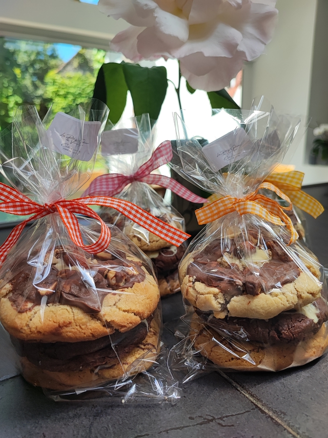 Le sachet de trois cookies simples