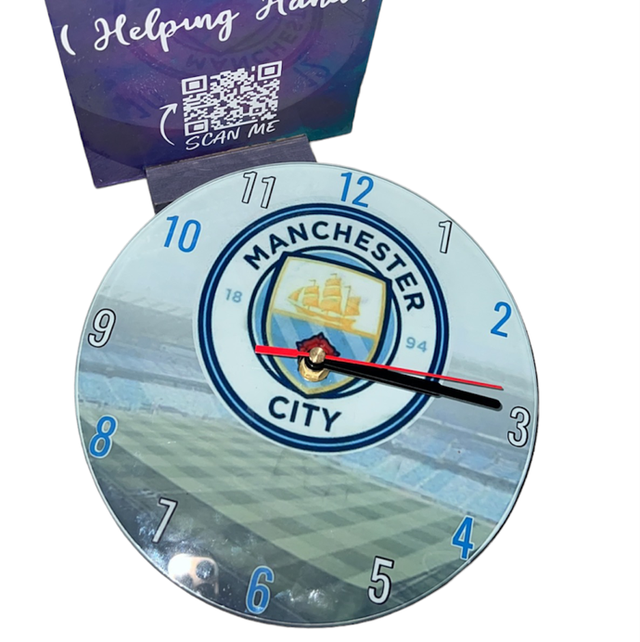 Manchester City Clock | Hampers, Balloons And Much More (Helping Hand)